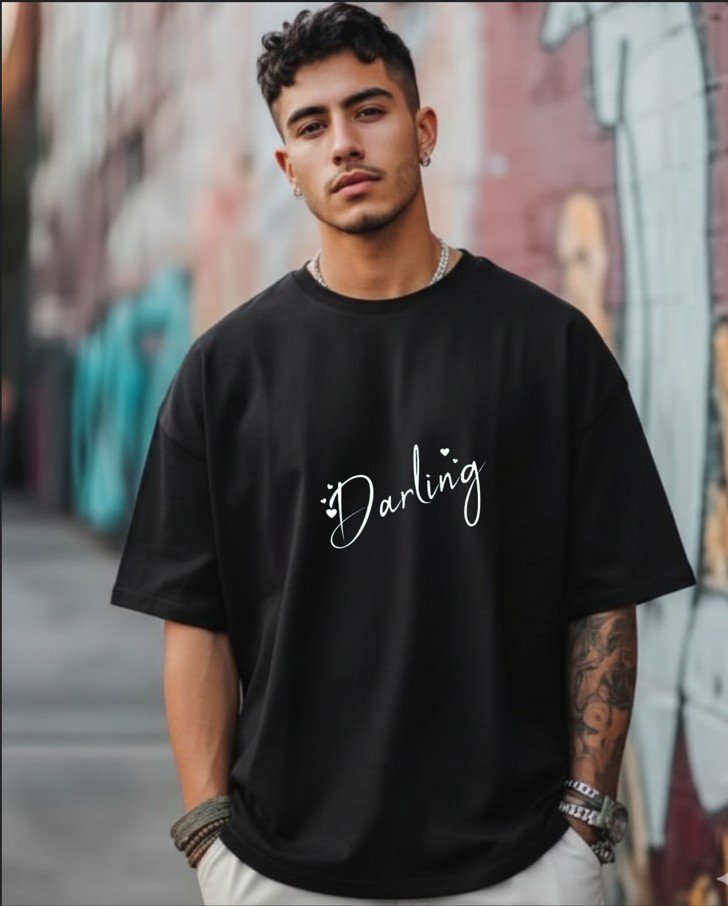 Darling Oversized Unisex T-Shirt – Prabhas Tribute Edition – kdclothing ...